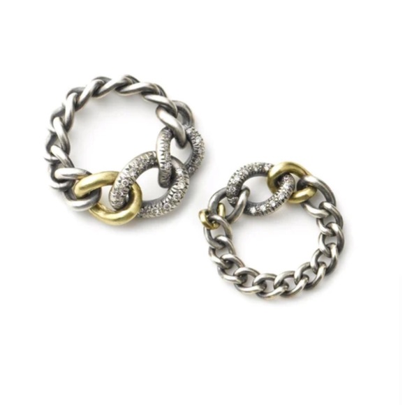 Hum | Jewelry | Hum Japan Sterling Silver Genuine Diamond Chainlink ...